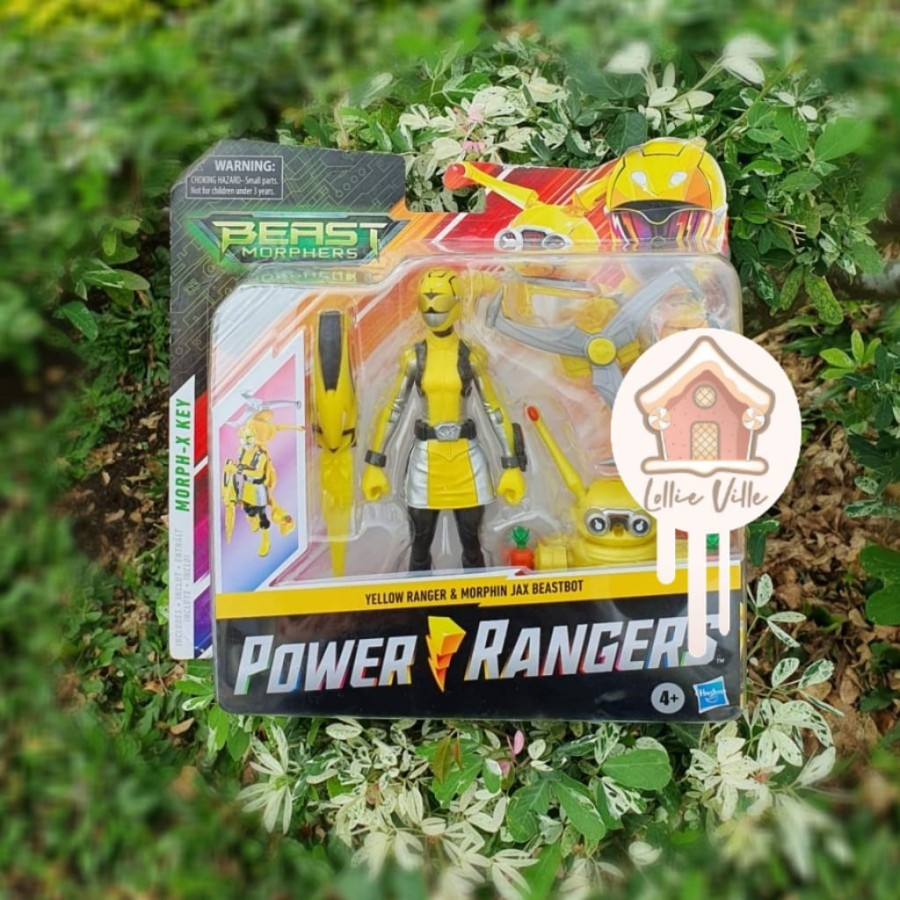 Jual Power Rangers Beast Morphers Yellow Ranger & Morphin Jax Beastbot ...