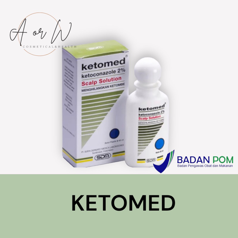 Jual Ketomed Scalp Solution - Shampo Anti DHT & Ketombe 60 ml | Shopee ...