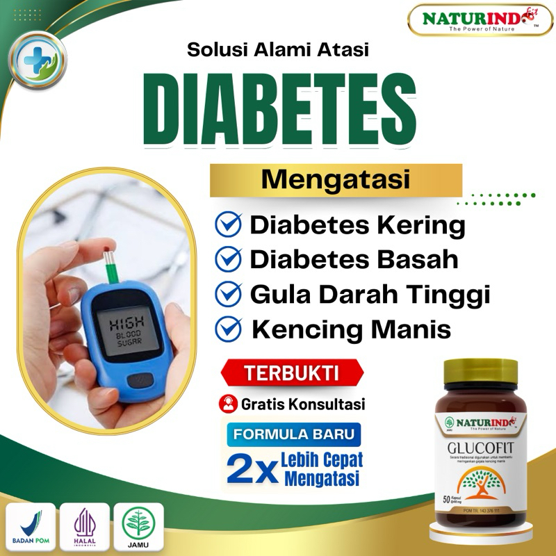 Jual Obat Diabetes Kering Basah Penurun Gula Darah Tinggi Herbal Paling ...