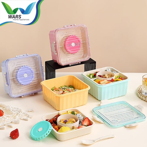 Jual WARS Lunch Box Kotak Tempat Bekal Makanan Sup Kuah | Shopee Indonesia