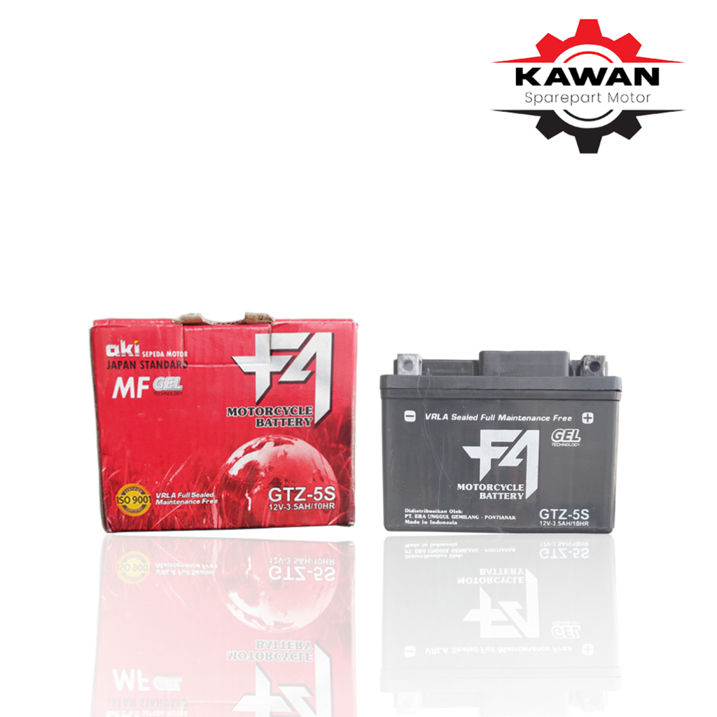 Jual Batre Battery Baterai Aki Motor Kering F4 MF GTZ5S High Quality ...