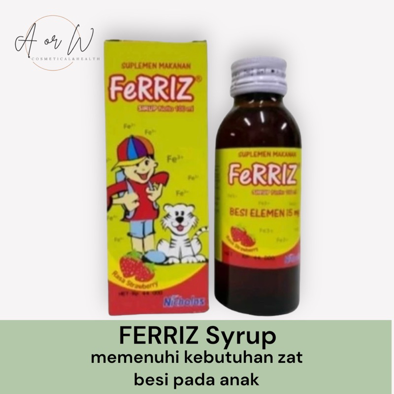 Jual Ferriz Sirup 100 mL Vitamin Zat Besi | Shopee Indonesia
