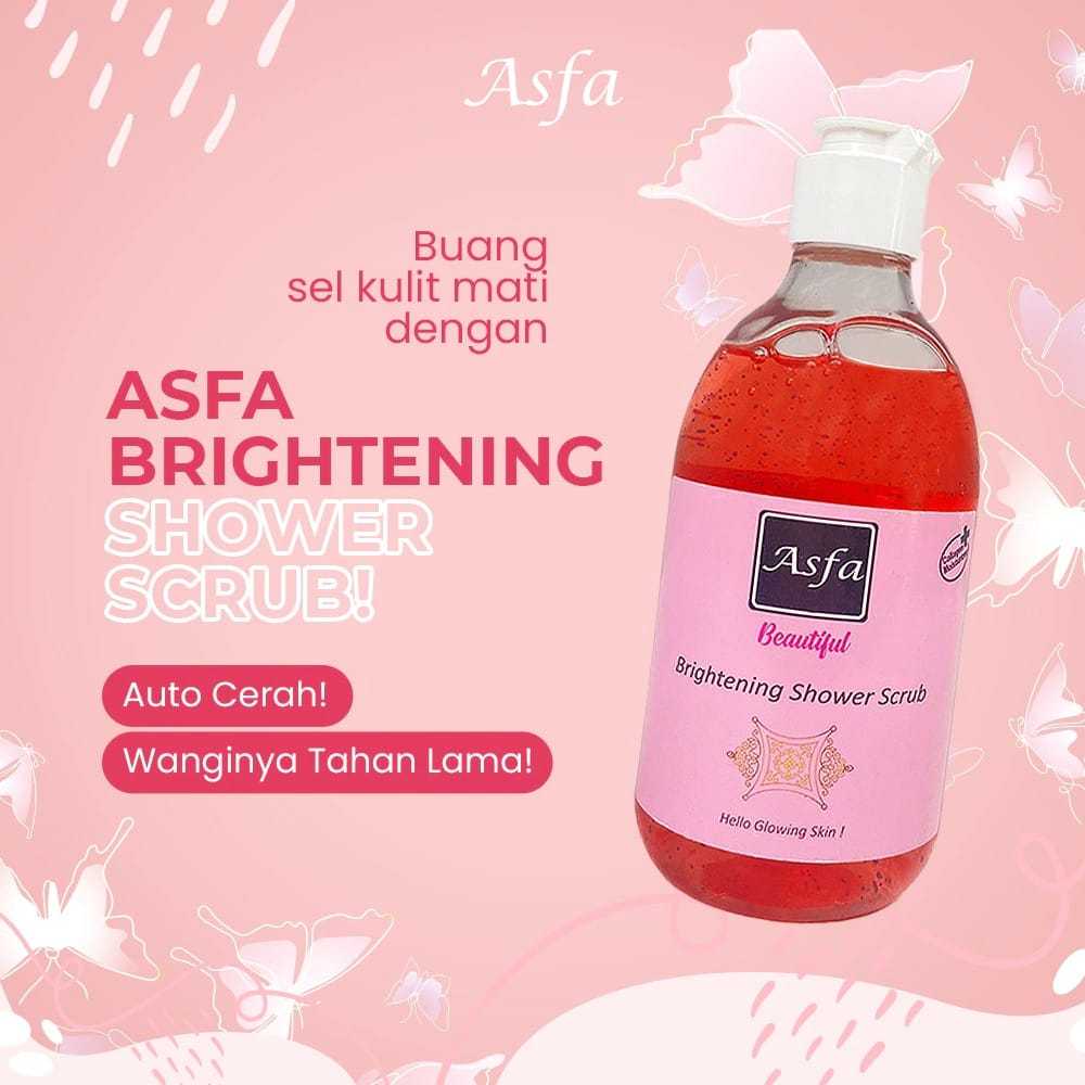 Jual ASFA Brightening Shower Scrub With Collagen Moisturizer | Sabun ...