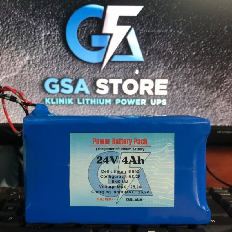 Jual BATERAI PACK DC 24V 4Ah-6Ah, (bergaransi) | Shopee Indonesia