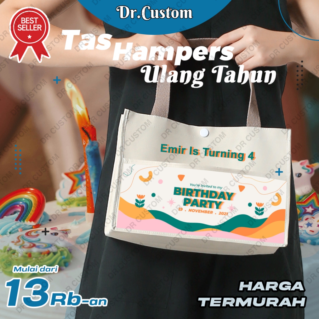 Jual Tas Hampers Ulang Tahun -Tas Sovenir-Tas Jinjing-Totebag Sovenir ...
