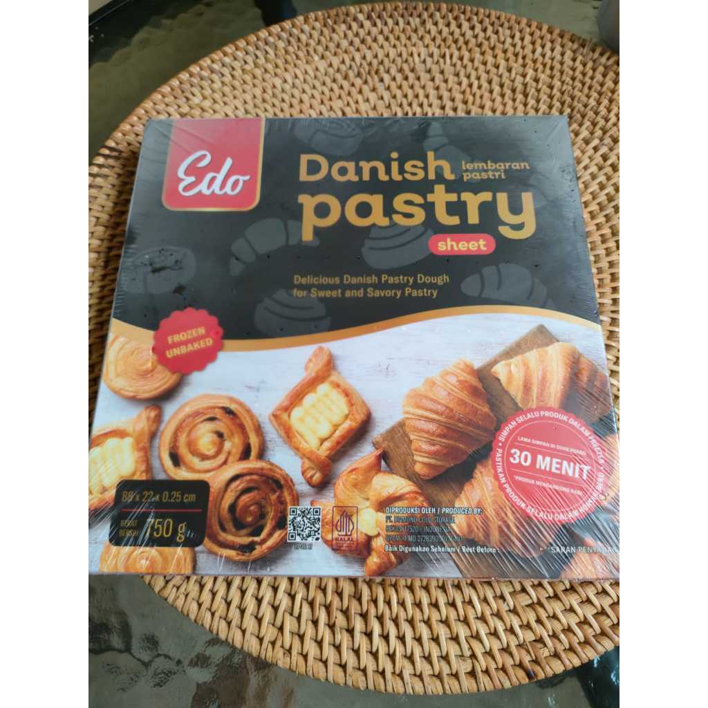 Jual Edo Puff Pastry dan EDO Danish Pastry 750 Gram | Shopee Indonesia