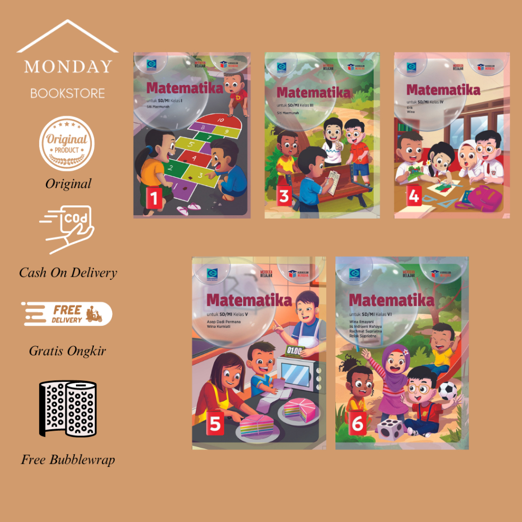 Jual Matematika SD Kurikulum Merdeka by GRAFINDO | Shopee Indonesia