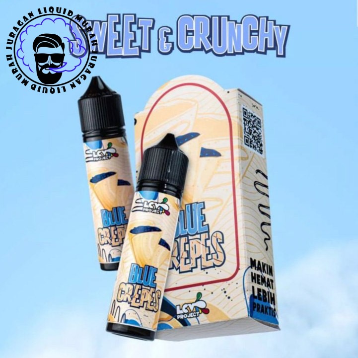 Jual Lcv Blue Crepes Liquid Blueberry Crepes 60ml 3mg 6mg by Lcv Juice ...