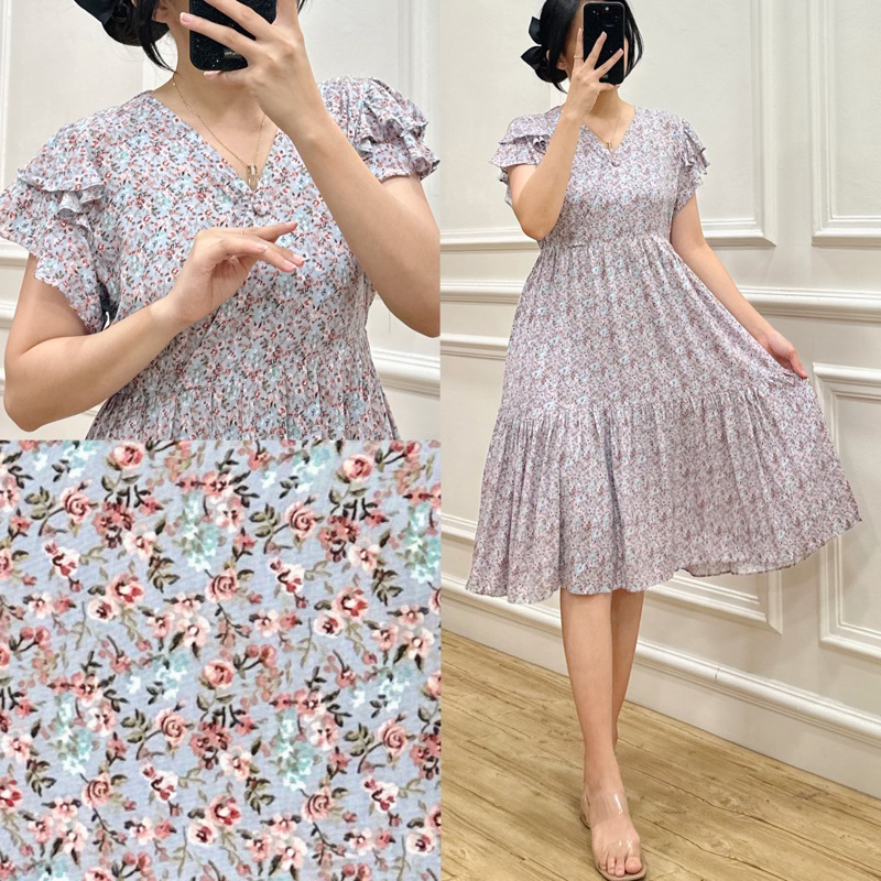 Jual Amariel Jenny Dress Daster Nyaman Bumil Busui Friendly | Shopee ...