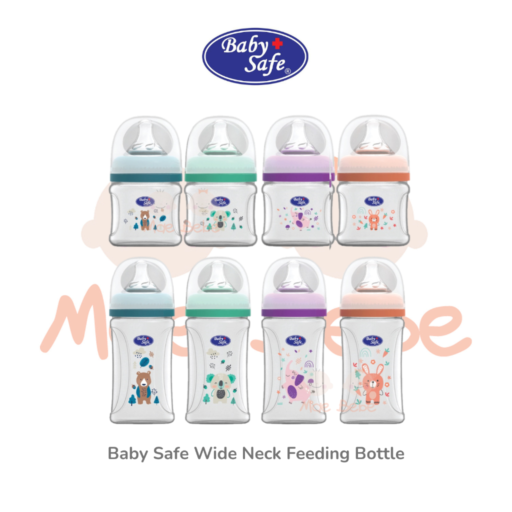 Jual Baby Safe Wide Neck Feeding Bottle Botol Susu Bayi WN07/WN08 ...