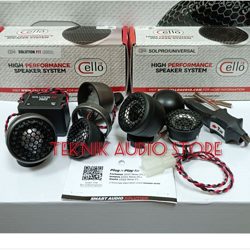 Jual Tweeter Fullrange Cello 1.5inch Solution Pro-Solution Fit Plus ...