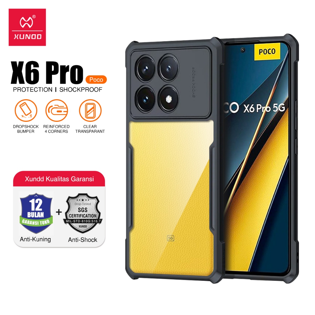 Jual XUNDD Case Xiaomi Xiaomi Poco X6 Pro 6.67 inch Shockproof Slim ...