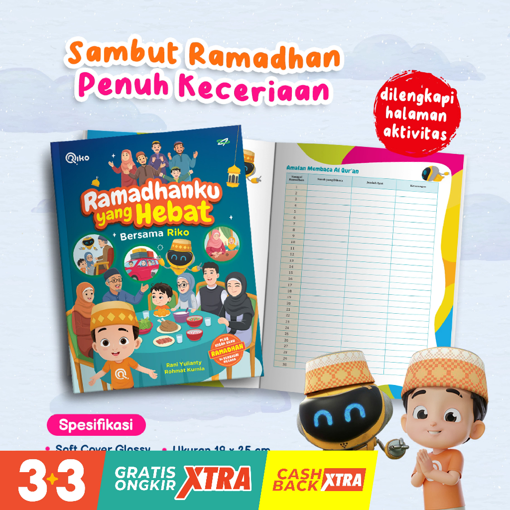 Jual Buku Komik Islami Anak - Ramadhanku yang Hebat Bersama Riko | Shopee Indonesia