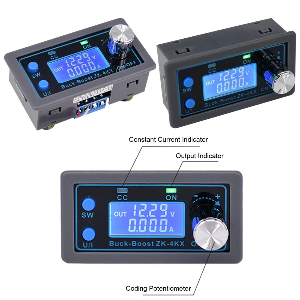 Jual Buck Boost Converter DC CC CV 0.5-31V 4A Power Supply Modul ...