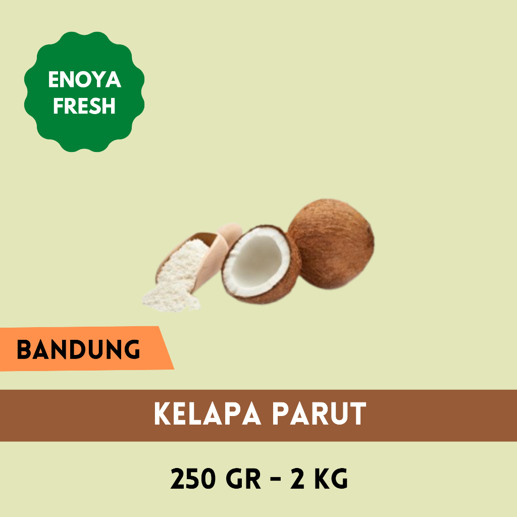 Jual Kelapa Parut 250 gr - 1 kg Bandung | Shopee Indonesia