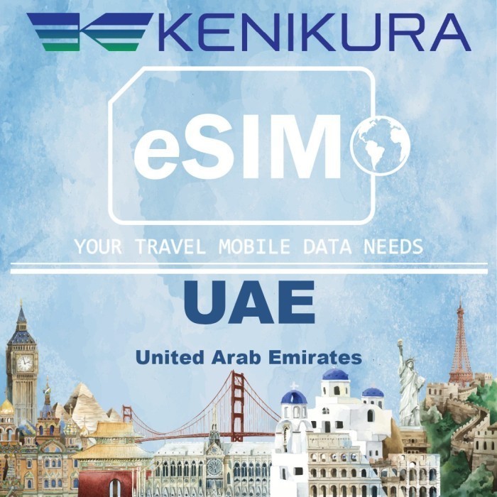 Jual eSIM United Arab emirates Dubai Abu Dhabi ESIM data internet e sim ...
