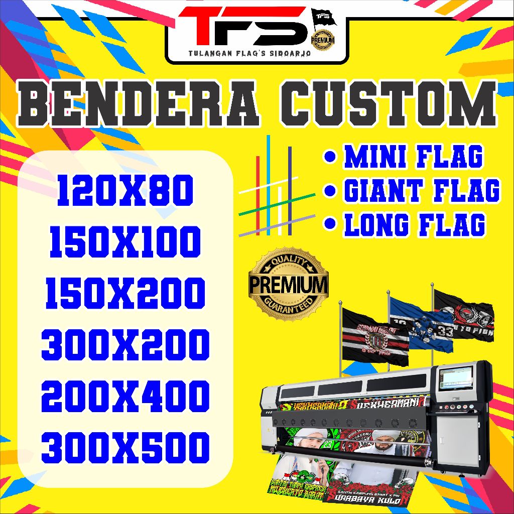 Jual PROMO CETAK BENDERA PRINTING / BENDERA KAIN BENDERA ORGANISASI ...