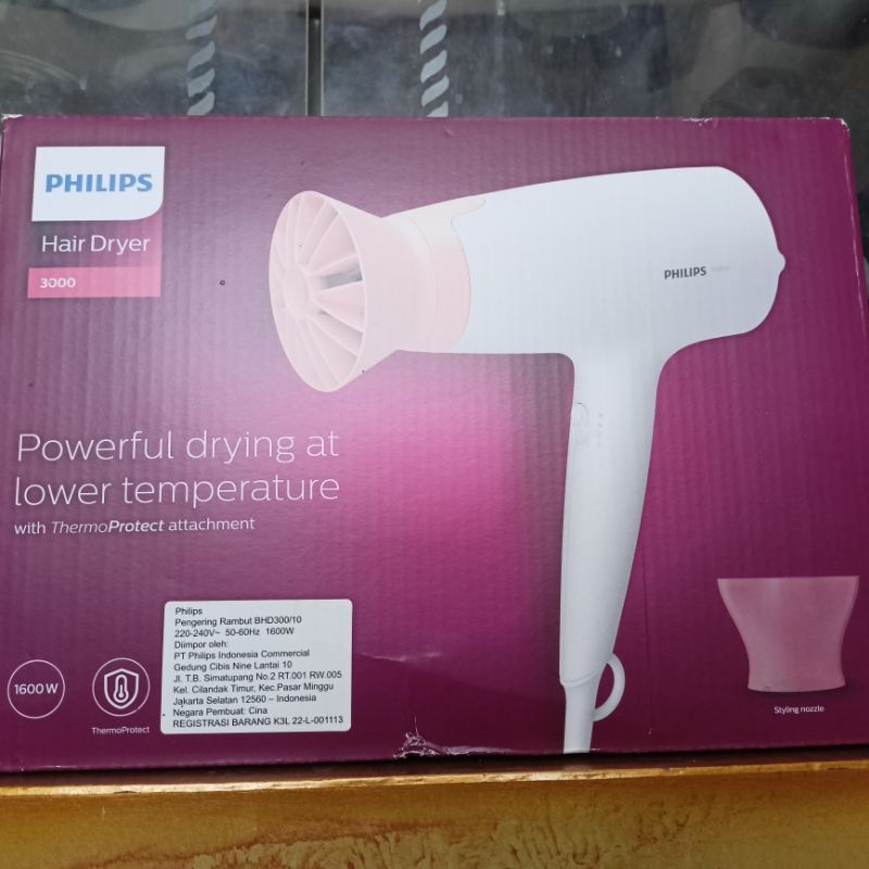 Jual PHILIPS Hair Dryer 3000 (Ada diskon dengan shopee video) | Shopee Indonesia