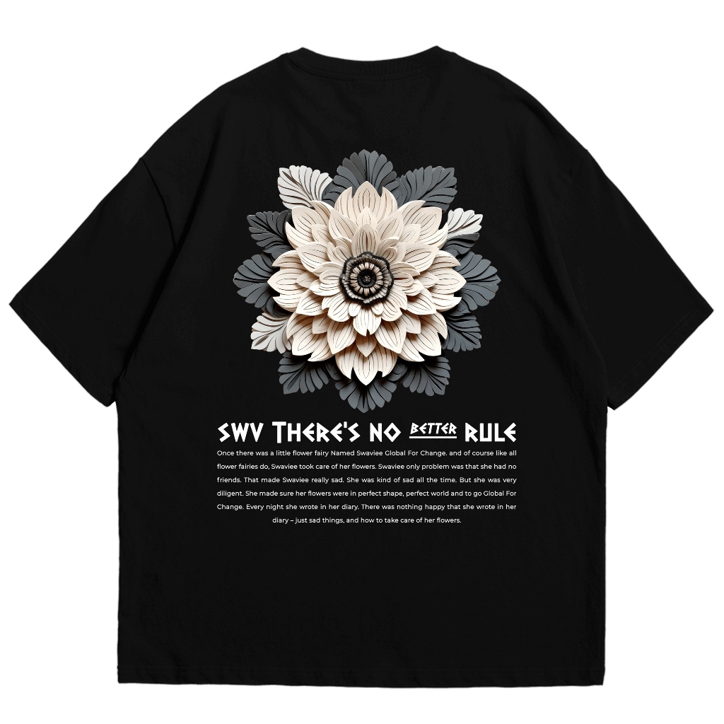 Jual SWAVIEE Oversize Tshirt Sismore Black | Shopee Indonesia