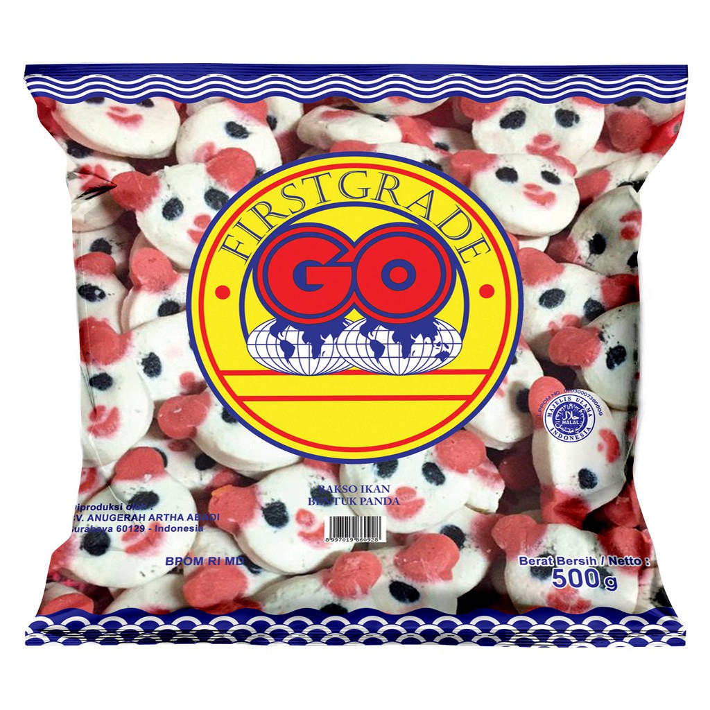 Jual Bakso Ikan Bentuk Panda 500gr Makanan Beku Frozen Food Makanan ...