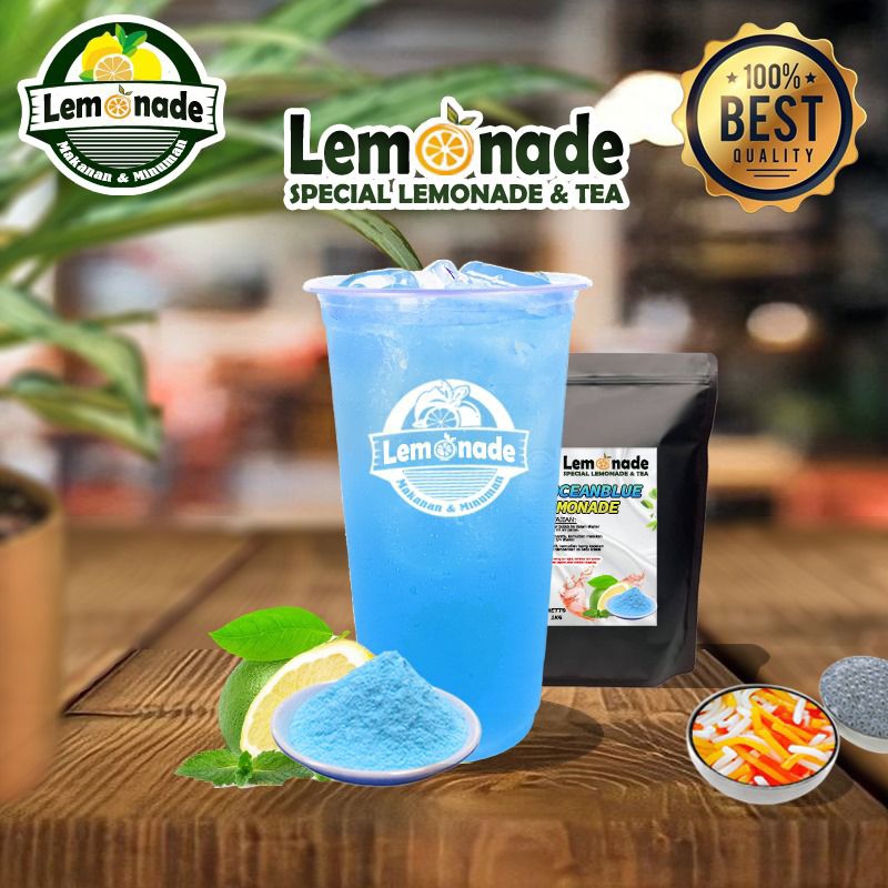 Jual ICE OCEAN BLUE LEMONADE Minuman Bubuk Instan LEMON POWDER PREMIX ...