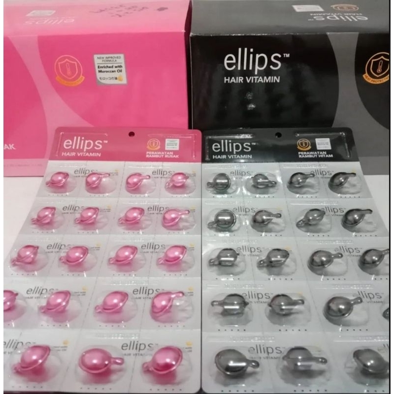 Jual ELLIPS Hair Vitamin / Vitamin rambut ( beli 1 blister isi 20 ...