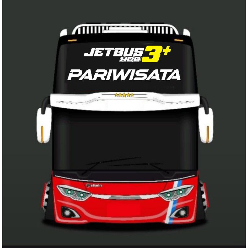 Jual Stiker cutting kaca bus pariwisata jetbus3 | Shopee Indonesia