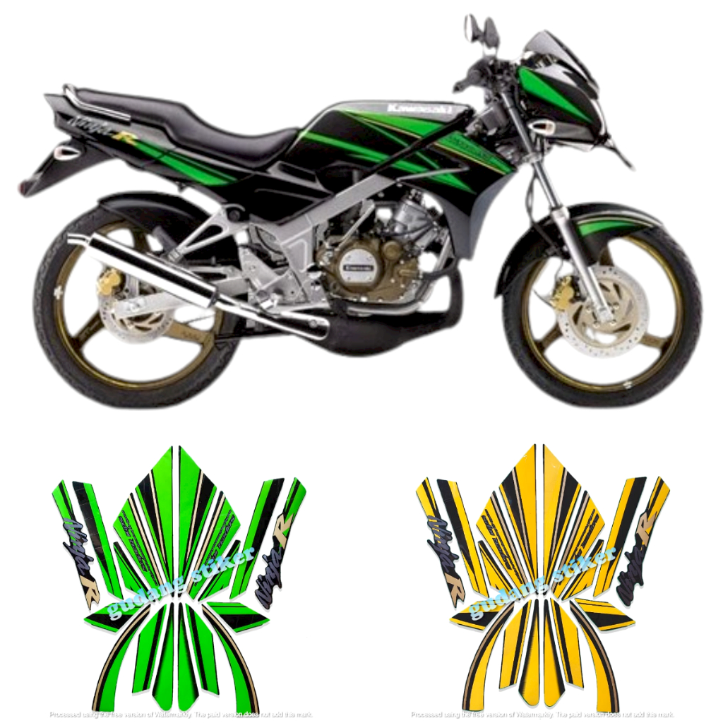 Jual STIKER STRIPING LIS LES MOTOR KAWASAKI NINJA R 2015 SE 2 TAK ...