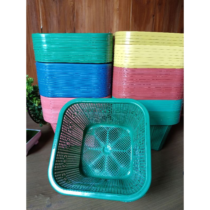 Jual PROMO 30 PCS WAKUL KOTAK/WAKUL NASI KOTAK/WAKUL SEGI EMPAT KOTAK ...