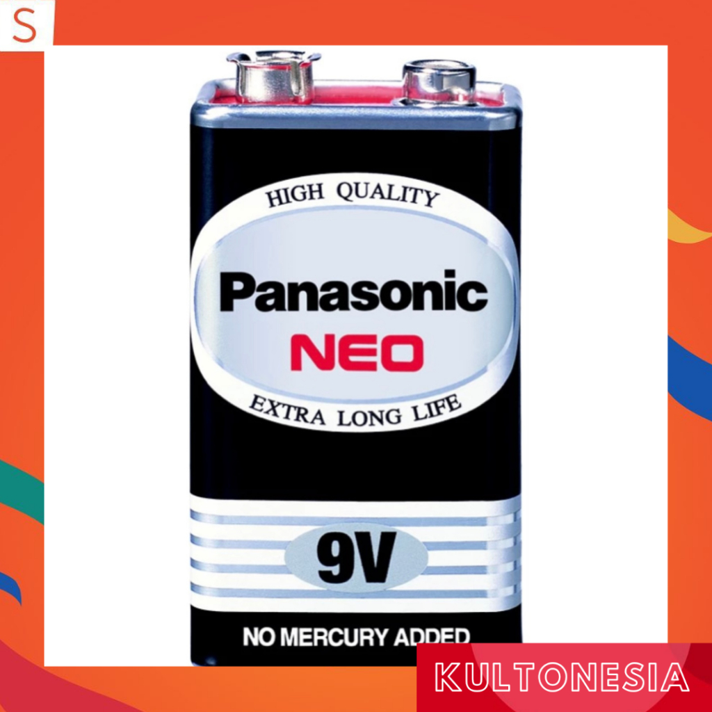 Jual Baterai Panasonic Battery 9V Neo / Battery Kotak 9V / Baterai 9V / Baterai Mic | Shopee ...