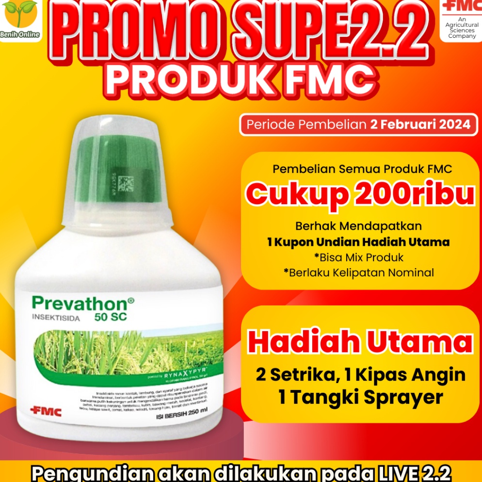 Jual Super Hits INSEKTISIDA Prevathon 25 ml 5 SC FMC Integrate siklon ...