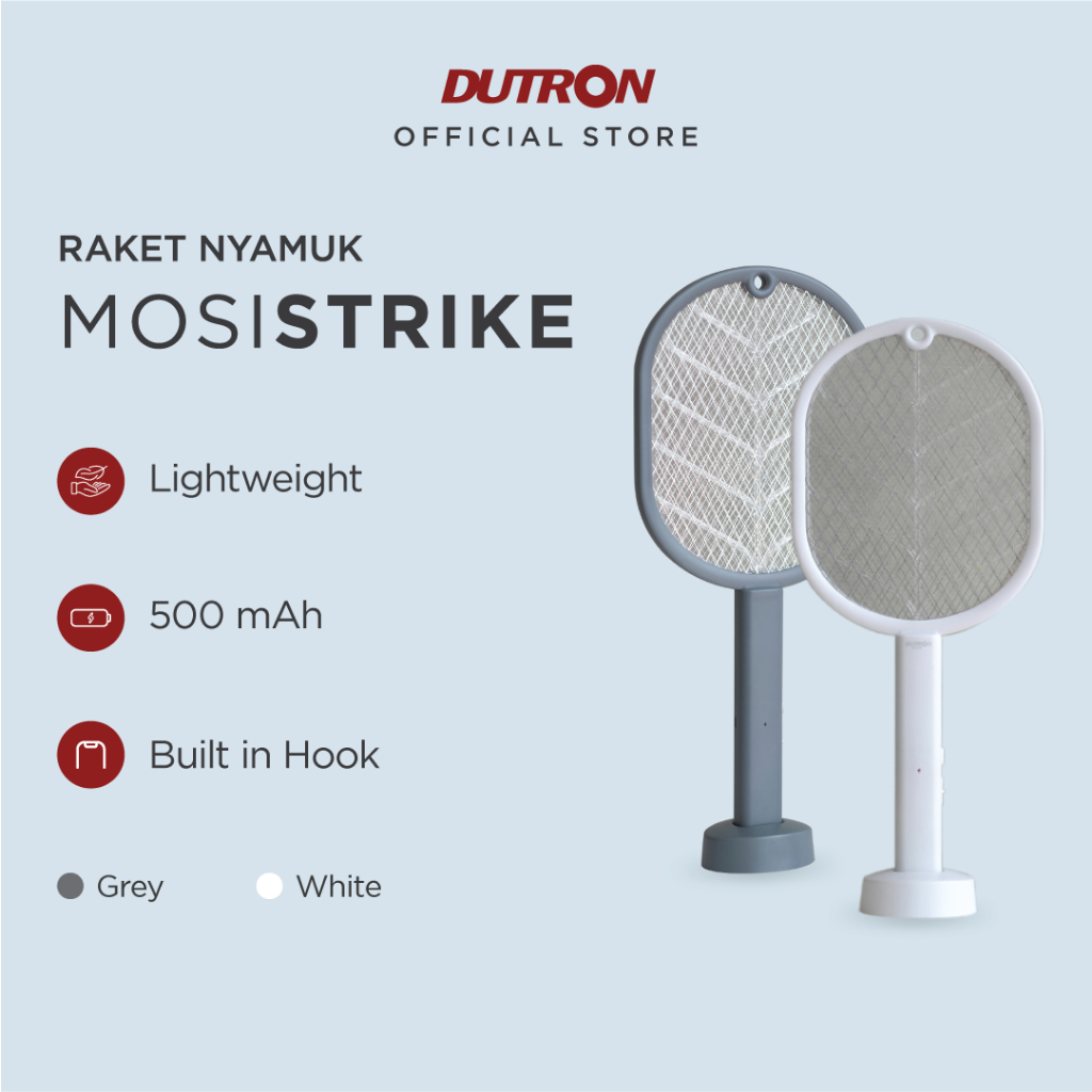 Jual DUTRON Raket Nyamuk Listrik UV Mosistrike DT-SE-10 | Shopee Indonesia