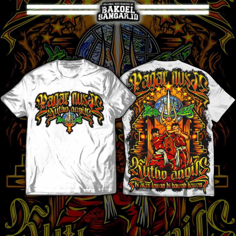 Jual Kaos Pagar Nusa KUTHO ANGIN ( A2 FULL PUNGGUNG ) Seri Putih Kaos ... Jual Kaos Pagar Nusa KUTHO ANGIN ( A2 FULL PUNGGUNG ) Seri Putih Kaos ...