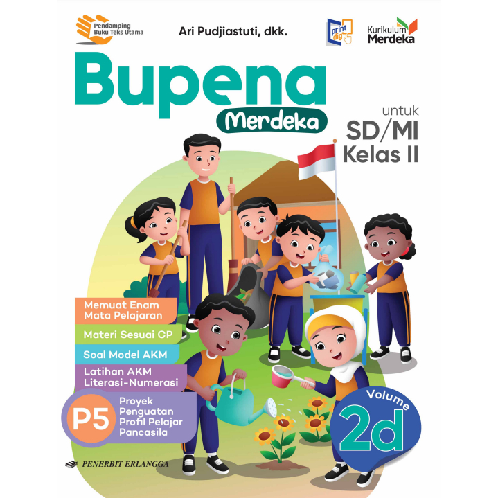 Jual Buku BUPENA Jilid 2C dan 2D Kelas 2 SD Semester 2 Edisi Revisi ...