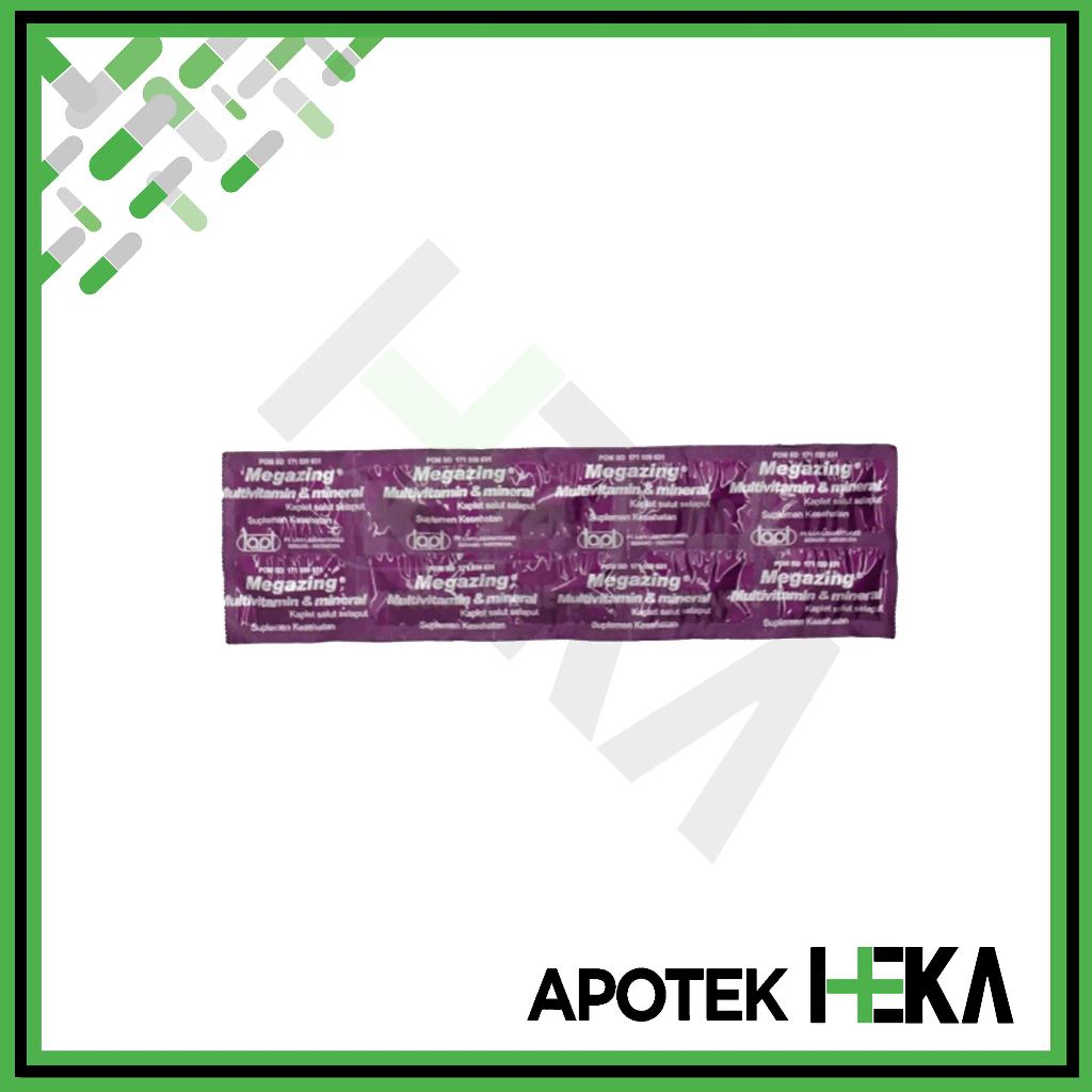 Jual Megazing Strip isi 10 Kapsul - Multivitamin Mineral (SEMARANG ...