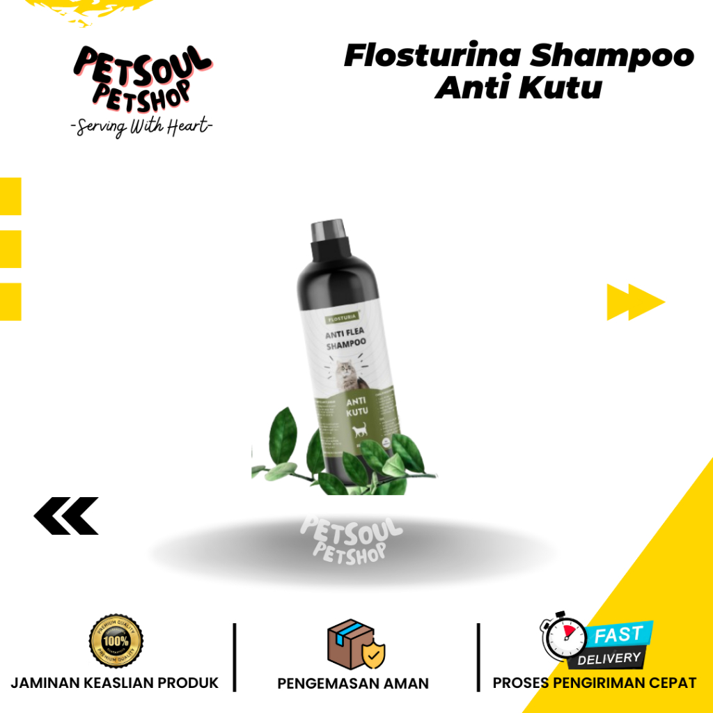 Jual Shampoo Anti Kutu Kucing Viral Ampuh Flosturia Herbal 250 ml ...