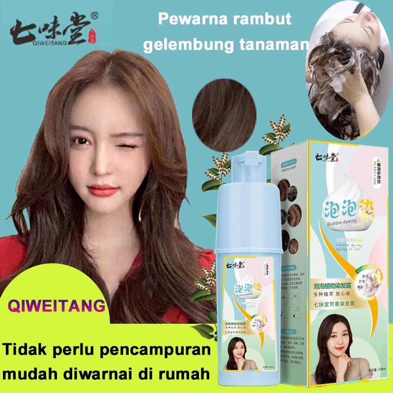 Jual [COD&READY]QIWEITANG Busa Tanaman Pewarna Rambut Rambut Putih ...