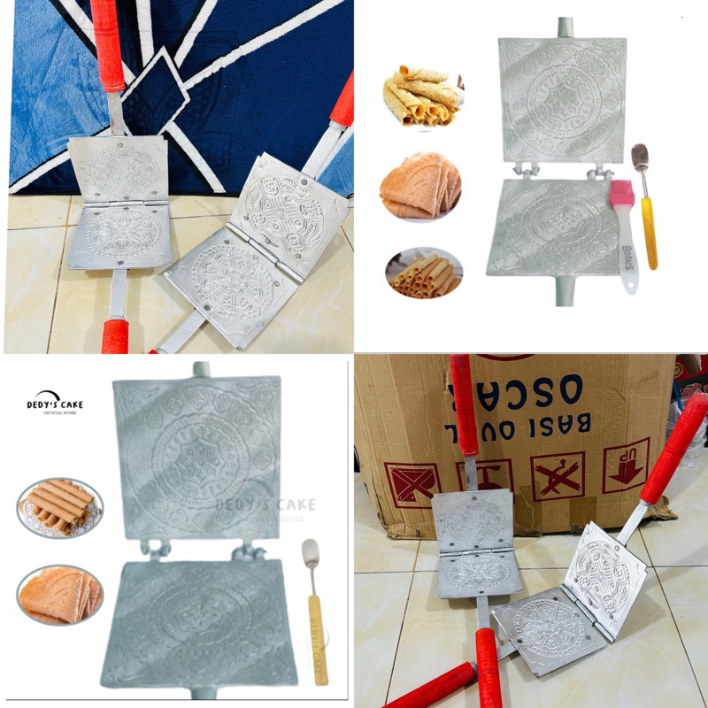 Jual Cetakan Kue Jepit Semprong/ Cetakan kue Sapik/ Opak Gambir Egg ...