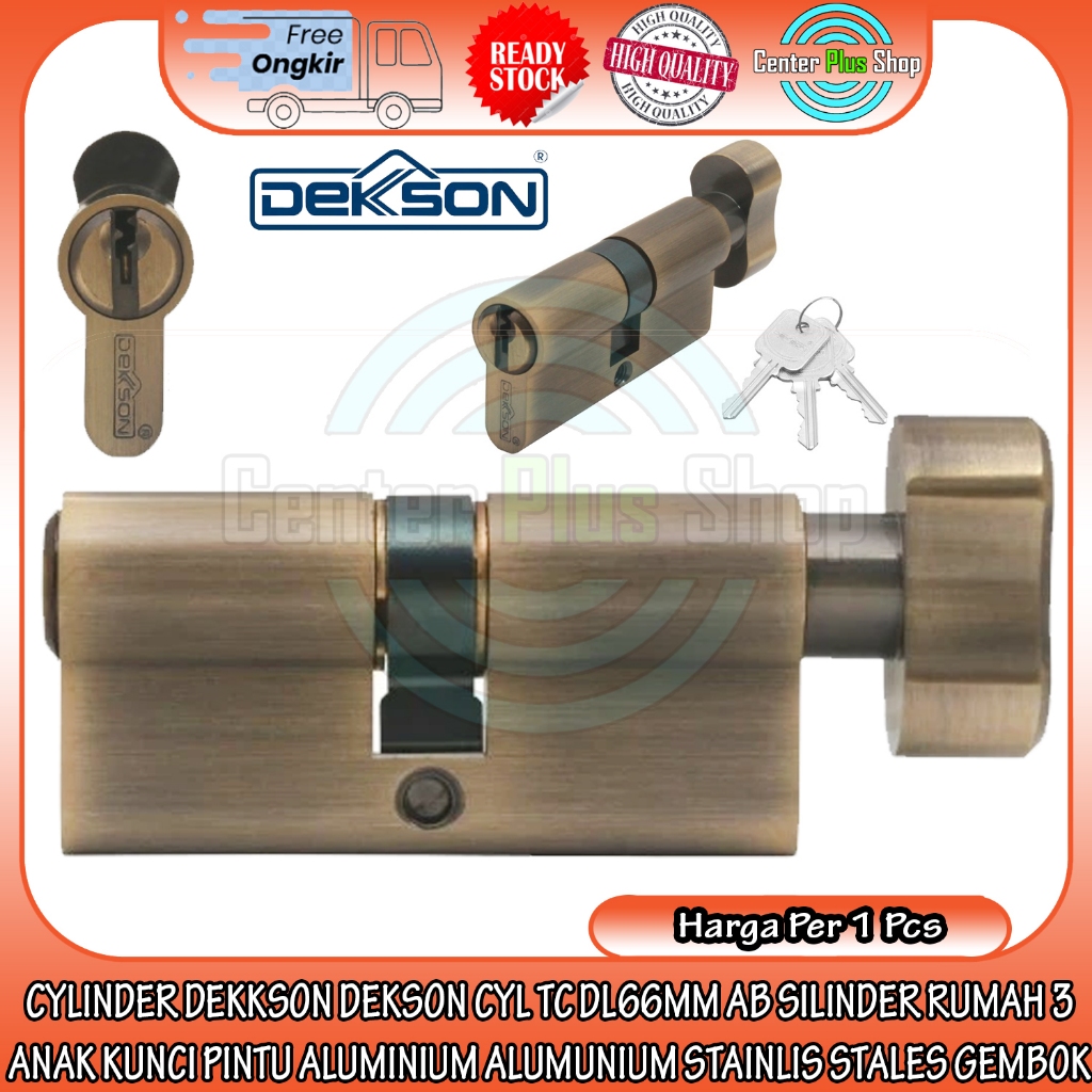 Jual CYLINDER DEKKSON DEKSON CYL TC DL66MM AB SILINDER RUMAH 3 ANAK ...