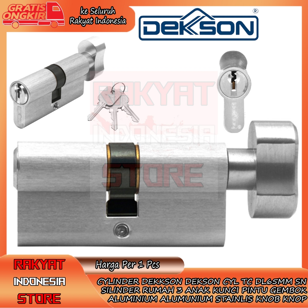 Jual CYLINDER DEKKSON DEKSON CYL TC DL65MM SN SILINDER RUMAH 3 ANAK ...