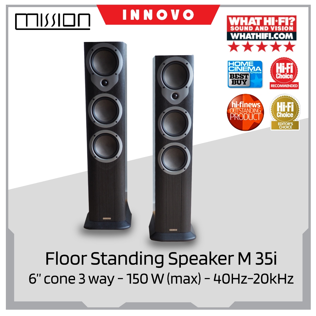 Jual Innovo Speaker HiFi Mission M35i 3-Way Floorstanding Tower ...