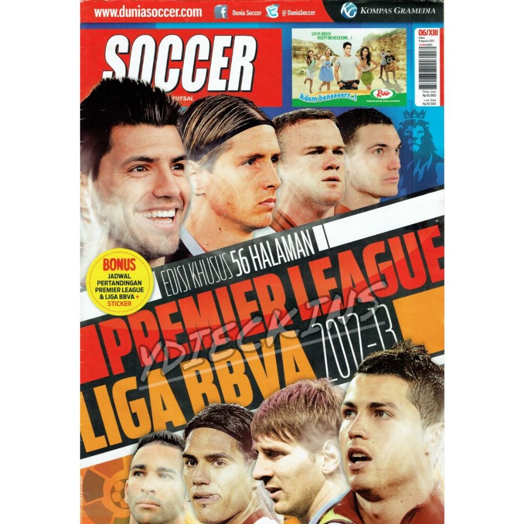 Jual Koleksi Tabloid Soccer Edisi Khusus No.06/XIII, Sabtu 11 Agustus ...