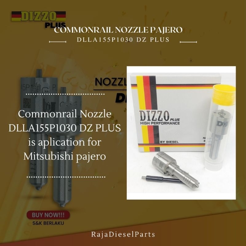 Jual (NEW) DIZZO PLUS NOZZLE MITSUBISHI PAJERO P1030 / DLLA155P1030 ...