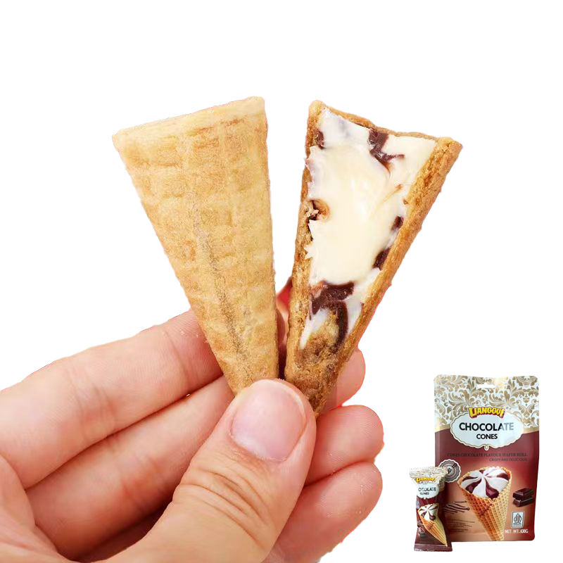 Jual [HALAL CONE SNACK] Lianggui Es Krim Choco Cones Biskuit 108g Cone ...