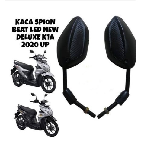 Jual Kaca Spion Honda Beat Deluxe Beat Street New Led 2020-2022 Gagang ...