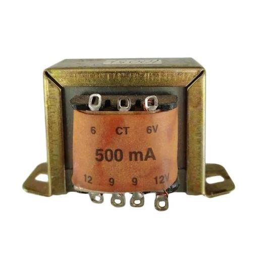 Jual Trafo 500mA CT 12V 6V-9V-12V - Transformer CT 500mA/12V Trafo 0,5A ...