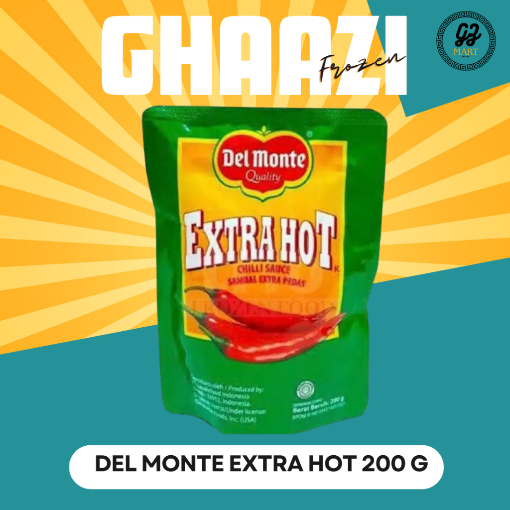 Jual DEL MONTE EXTRA HOT POUCH 200 GR | Shopee Indonesia