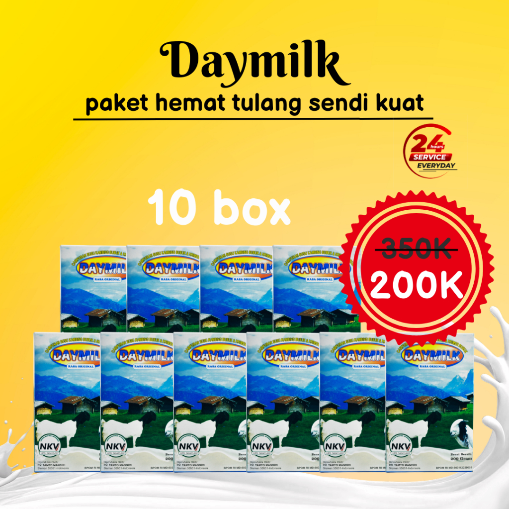 Jual Heago - Daymilk Susu Kambing Murni Paket 10 BOX Untuk Kesehatan ...