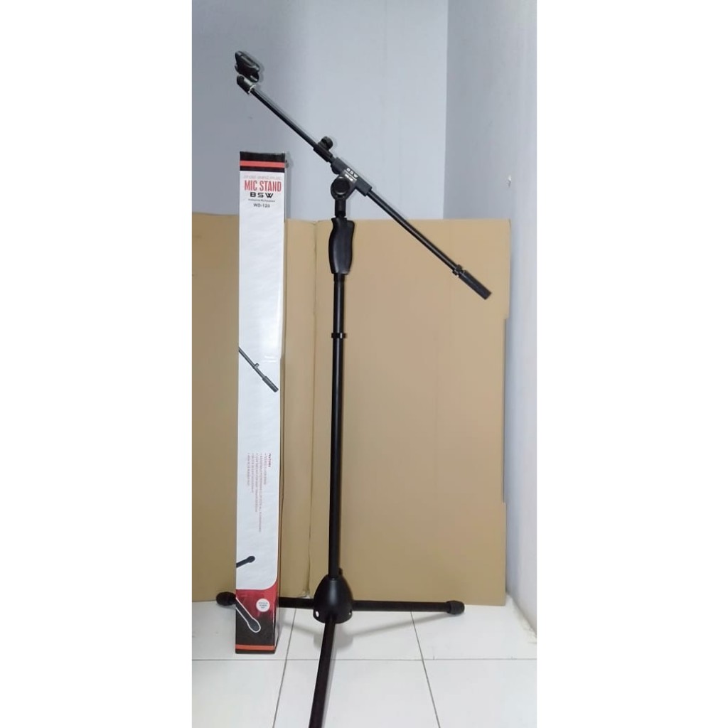Jual STAND MIC BERDIRI LANTAI - TIANG MICROPHONE BERDIRI BSW WD-120 ...