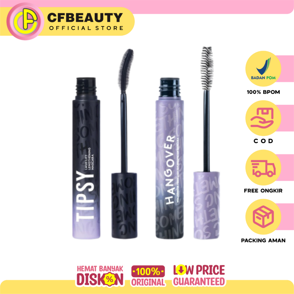 Jual SOMETHINC Tipsy Lash Lift Lengthening Mascara / SOMETHINC HANGOVER ...